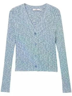B+AB Wide-ribbed Cardigan
