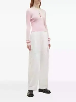 B+AB Cut-out Ribbed Top - Pink
