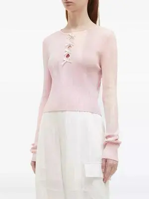 B+AB Cut-out Ribbed Top - Pink