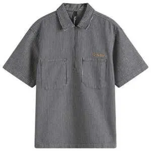 NO PROBLEMO Mini Problemo Ss Work Shirt Denim - Blue