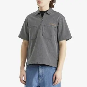 NO PROBLEMO Mini Problemo Ss Work Shirt Denim - Blue