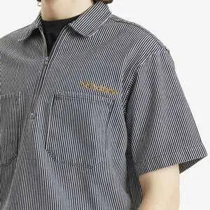 NO PROBLEMO Mini Problemo Ss Work Shirt Denim - Blue