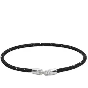 Miansai Cruz Rope Bracelet - Black/steel