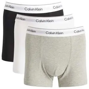 Calvin Klein Icon Relaxed Dart Trunk - 3 Pack Black/white/grey Heather