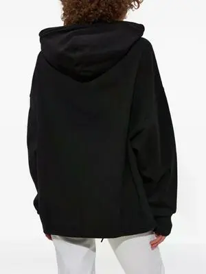 Versace Logo-appliqué Hoodie - Black