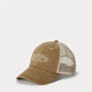 Ralph Lauren Polo Country Twill Trucker Cap - Sandsurf