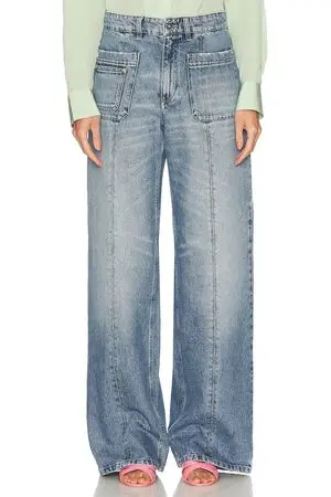 Blumarine Faded Jeans For Women