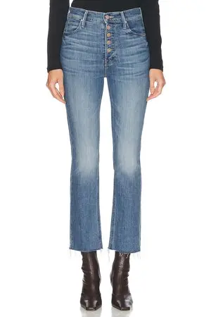 MOTHER The Pixie Dazzler Ankle Fray Jeans