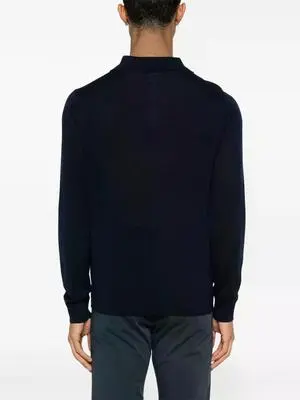 Paul Smith Merino-wool Longsleeved Polo Shirt