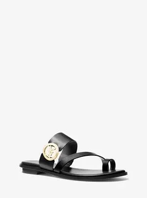 Michael Kors Vera Leather Sandal - Black