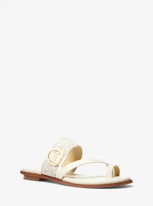 Michael Kors Logo Sandals For Women