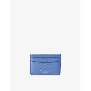 ASPINAL OF LONDON Slim Leather Card Holder - Capri Blue