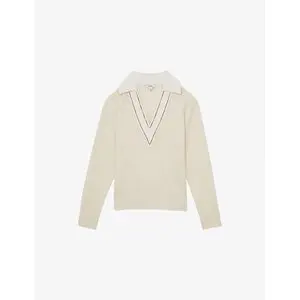 REISS Nina Wool Cricket Jumper
