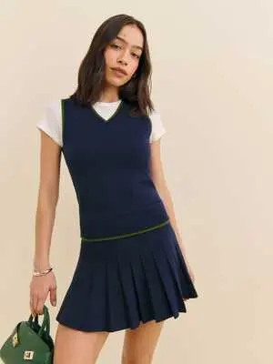 REFORMATION Blair Cotton Sweater Dress