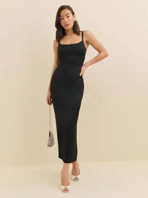 REFORMATION Lucy Satin Dress