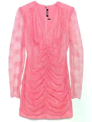 ROTATE BY BIRGER CHRISTENSEN Lace Mini Dress - Pink