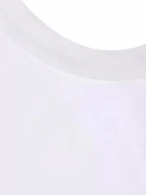 Comme Des Garçons Branded Sleeveless T-shirt - White