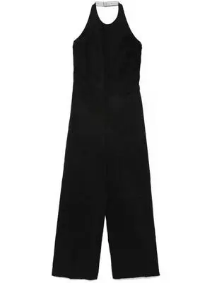 TWINSET Halterneck Jumpsuit - Black