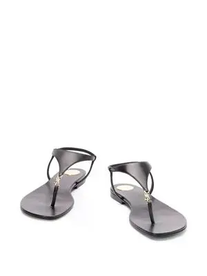Saint Laurent Cassandra Sandals - Black