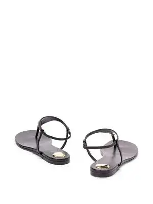 Saint Laurent Cassandra Sandals - Black
