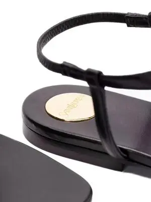 Saint Laurent Cassandra Sandals - Black