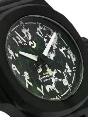 NUUN OFFICIAL X Fatcarbon Pines Peak 40mm Strap Watch
