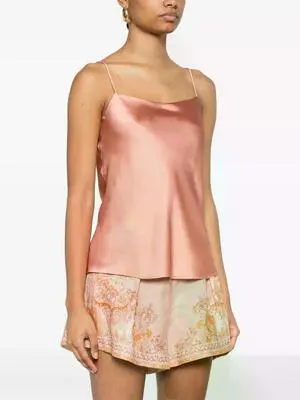Herno Satin Tank Top - Pink