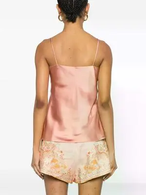 Herno Satin Tank Top - Pink