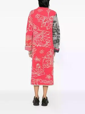 YANYAN Patterned Midi Dress