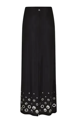 Rabanne Eyelet-detailed Maxi Skirt