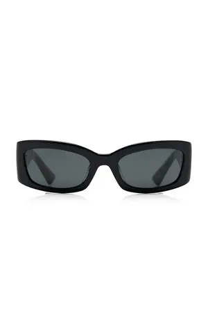 Khaite Khaite X Oliver Peoples Rectangle Sunglasses Black