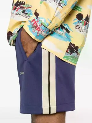 Palm Angels Logo-embroidered Track Shorts