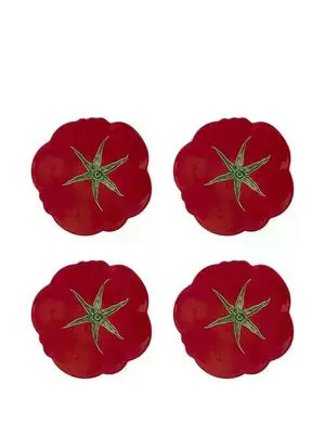 BORDALLO PINHEIRO Tomato Dinner Plate Set - Red