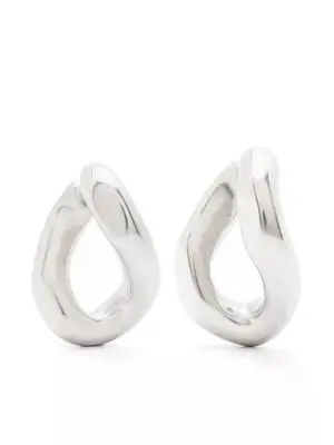 PANCONESI Catena Double Ear Cuff - Silver