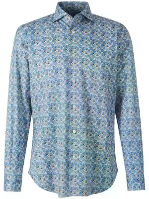 VINCENZO DI RUGGIERO Cotton Shirt - Blue