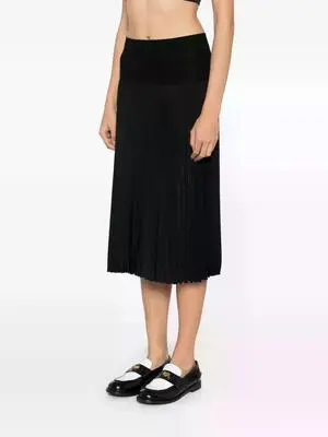 AGNÈS B. Pleated A-line Skirt