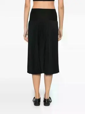 AGNÈS B. Pleated A-line Skirt