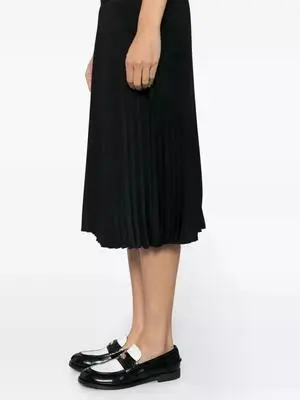 AGNÈS B. Pleated A-line Skirt