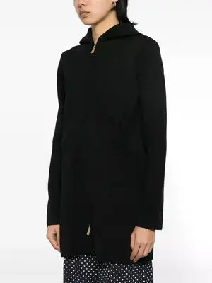 AGNES B. Merino Wool Zipped Coat