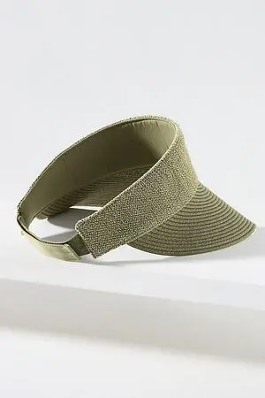 San Diego Hat Ultra Braid Visor - Moss