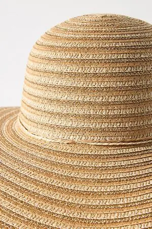 Anthropologie Floppy Straw Sun Hat