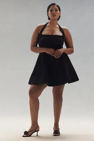 maeve square-neck fit-and-flare mini dress Square-Neck Fit-and-Flare Mini Dress