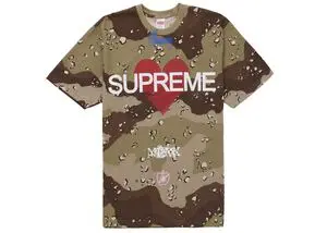 Supreme Announcing Tee Shirt - Chocolate Chip Camo