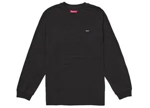 Supreme Small Box Long Sleeve Tee Shirt - Black