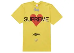 Supreme Announcing Tee Shirt Yellow