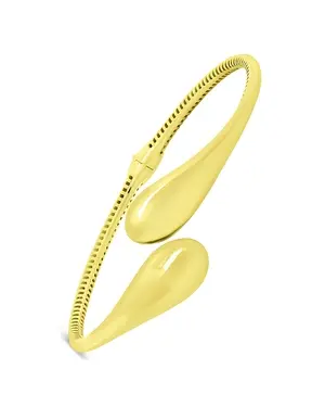 Bloomingdale'S 14k Yellow Crossover Cuff Bangle Bracelet