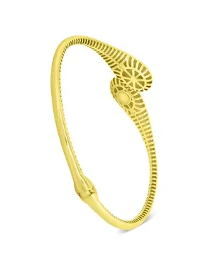Bloomingdale'S 14k Yellow Crossover Cuff Bangle Bracelet