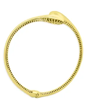 Bloomingdale'S 14k Yellow Crossover Cuff Bangle Bracelet