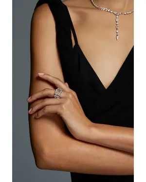 Nadri Btrx Mixed Cubic Zirconia Cocktail Ring
