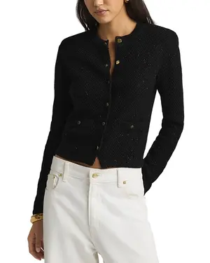 St. John Micro Sequin Cardigan
